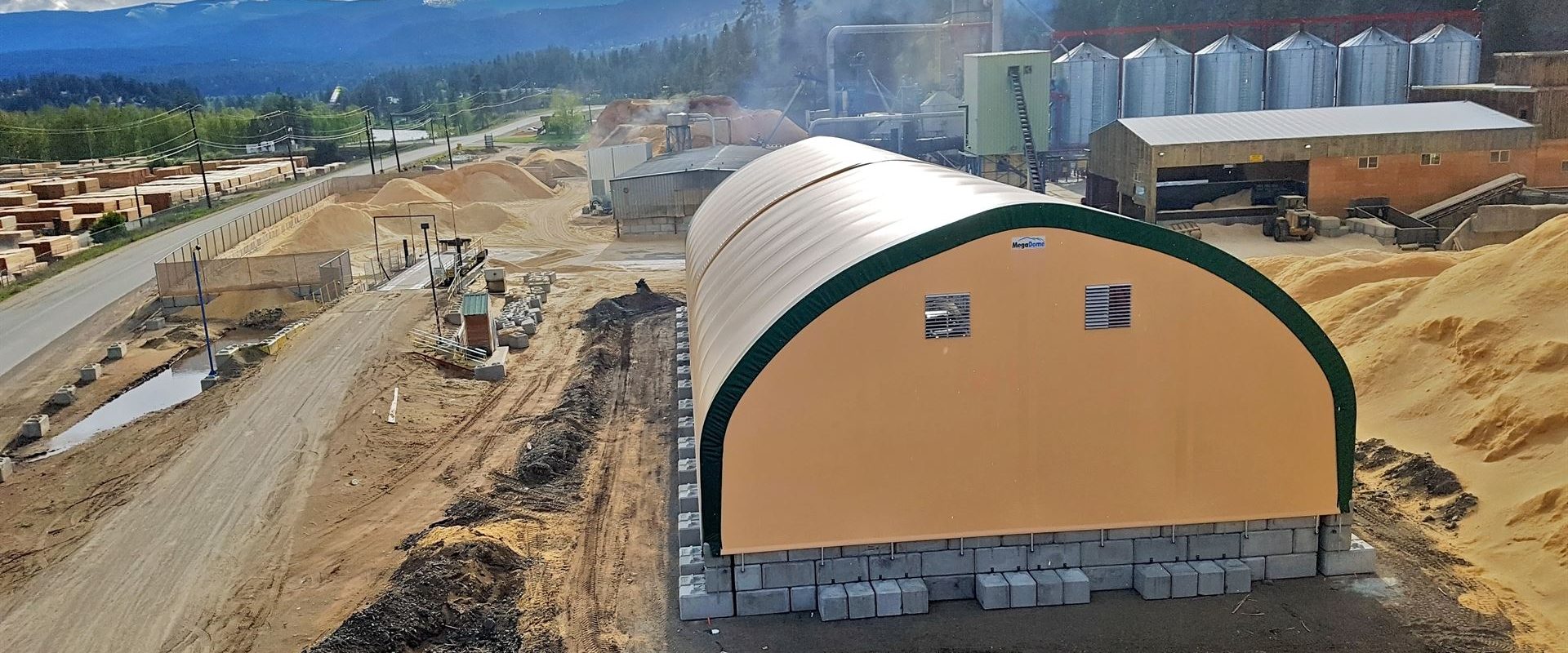 MegaDome®-Canvas Buildings | Steel Fabric Buildings | Storage Shed