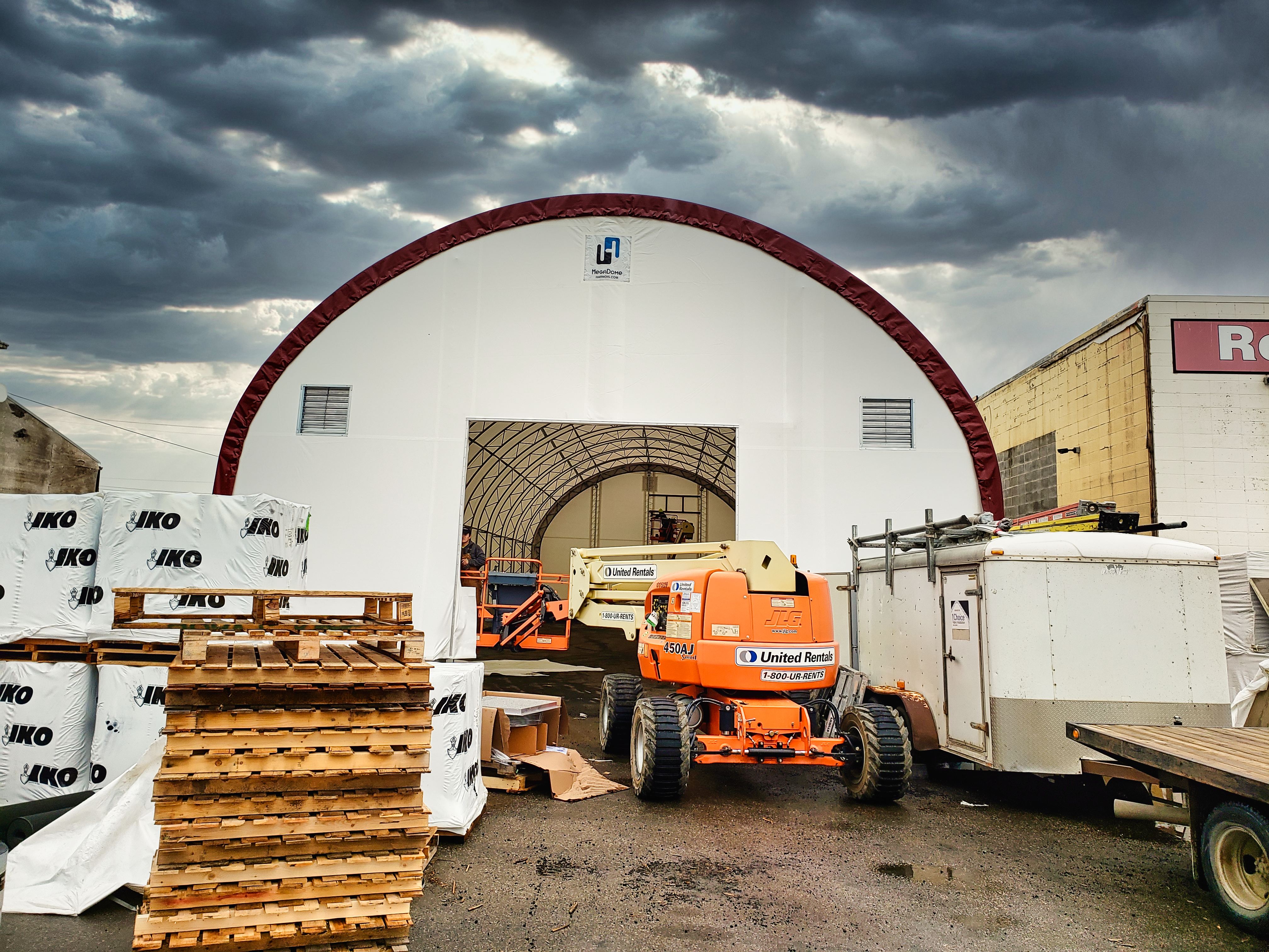 1939 - RoofMart, Grande Prairie, AB - MegaDome StructuresMegaDome ...